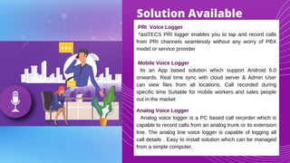 *astTECS Voicel logger Solution | PPT