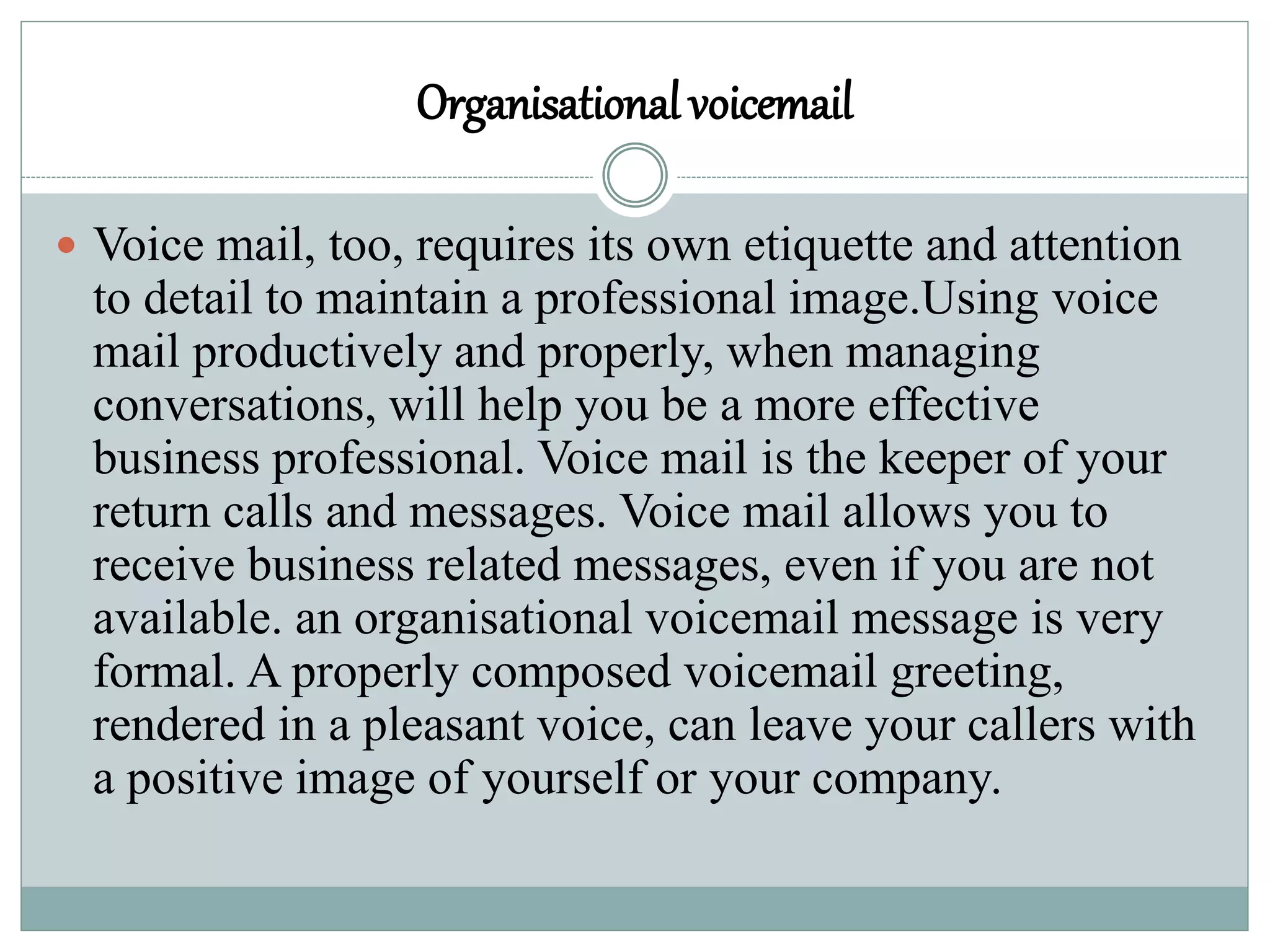 VOICEMAIL.pptx