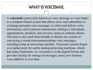 VOICEMAIL.pptx