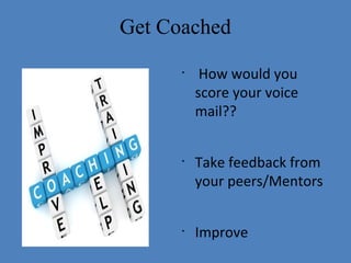 Voice mail ppt | ODP
