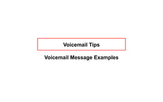 Chapter 19 - Voicemail Strategy | PPT