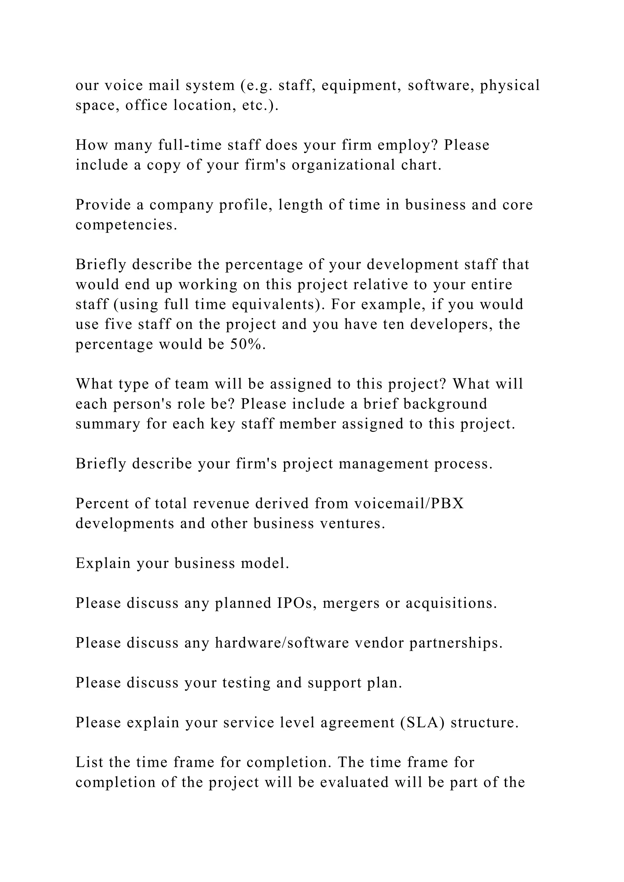 Voice Mail System RFP Analysis and RequirementsThis is a Req.docx