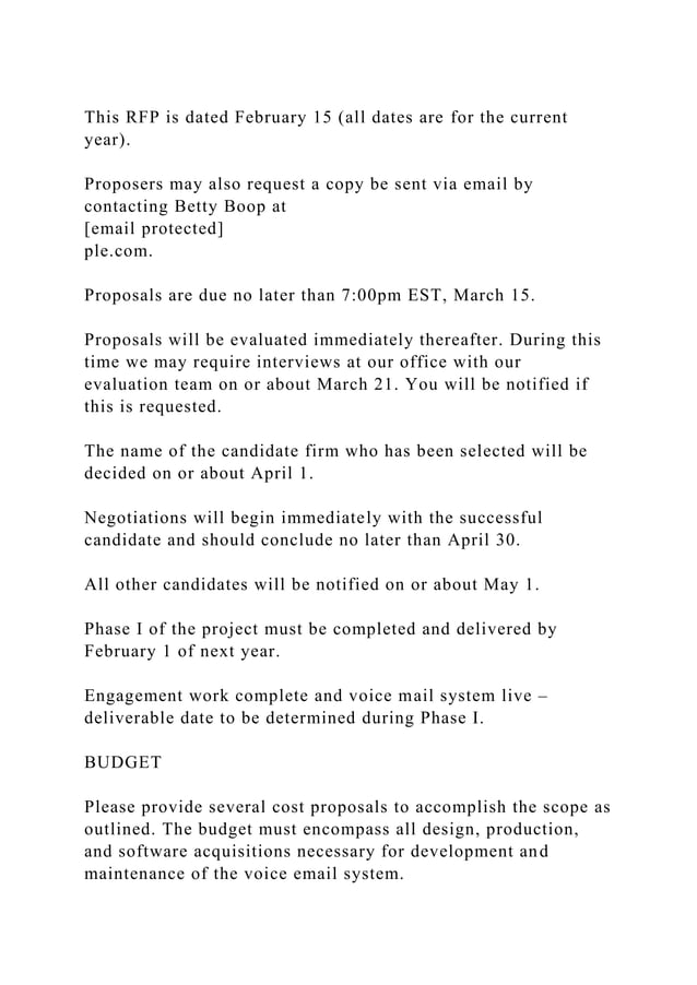 Voice Mail System RFP Analysis and RequirementsThis is a Req.docx