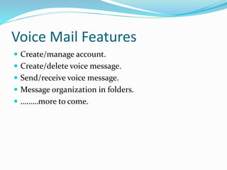 Voice Mail | PPT