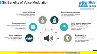 Voice Modulation Communication Effective Variation Icon Intonation | PDF