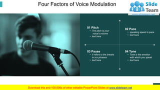 Voice Modulation Communication Effective Variation Icon Intonation | PDF