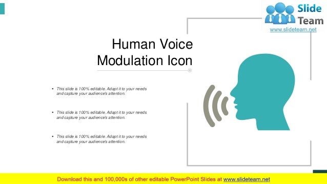 Voice Modulation Communication Effective Variation Icon Intonation