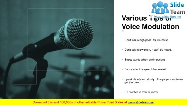 Voice Modulation Communication Effective Variation Icon Intonation