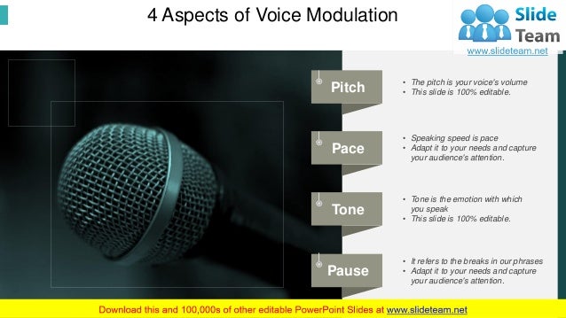 Voice Modulation Communication Effective Variation Icon Intonation