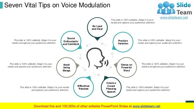 Voice Modulation Communication Effective Variation Icon Intonation