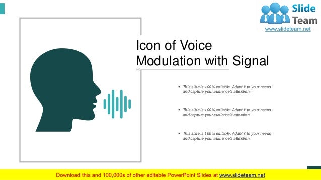 Voice Modulation Communication Effective Variation Icon Intonation