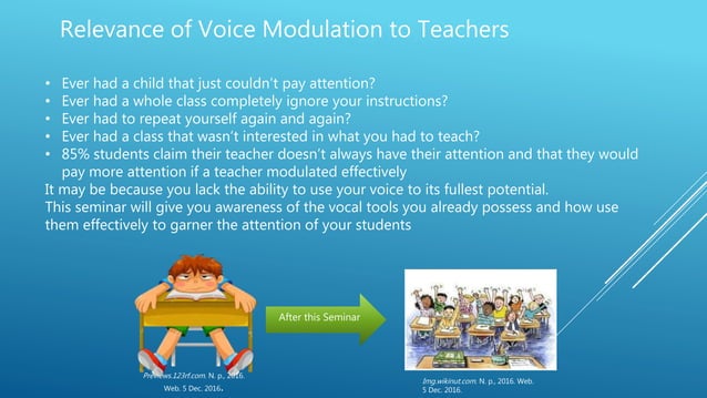 Voice modulation skills for teachers | PPT
