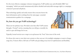 Voicent guide to voip for political campaigns | PDF | Computer ...