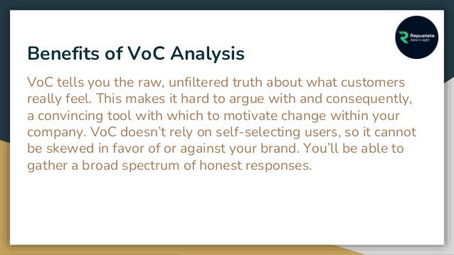 Voice of customer program | PPTX