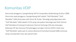 Voice of internet protocol (VOIP) | PPTX
