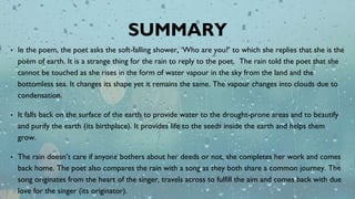 The Voice of the Rain | PPTX