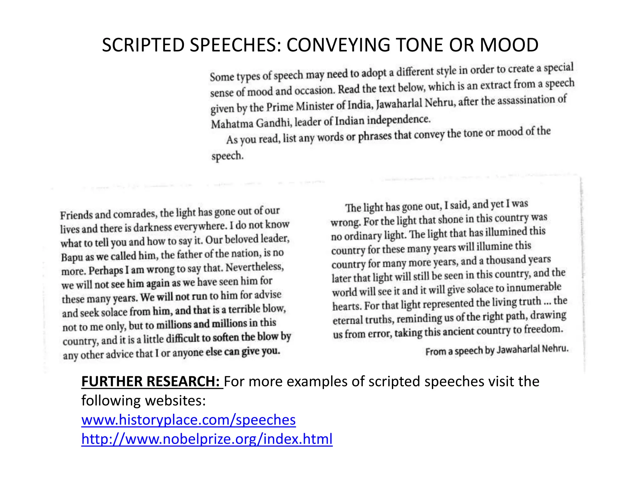 Voiceover and scripted speeches | PPTX