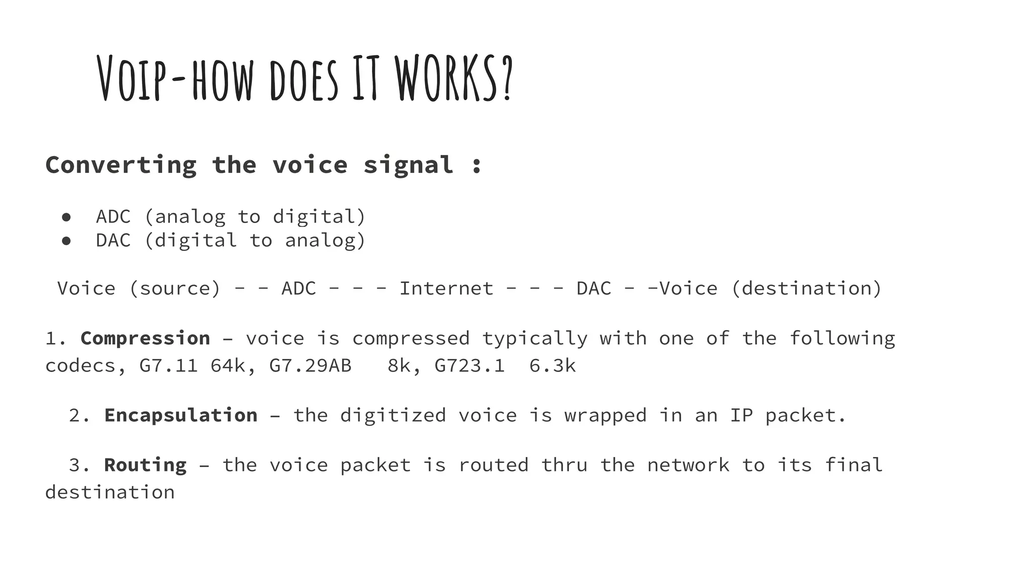 Voice over internet protocol | PPT