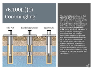 Well.Construction.pptx | Geology | Science