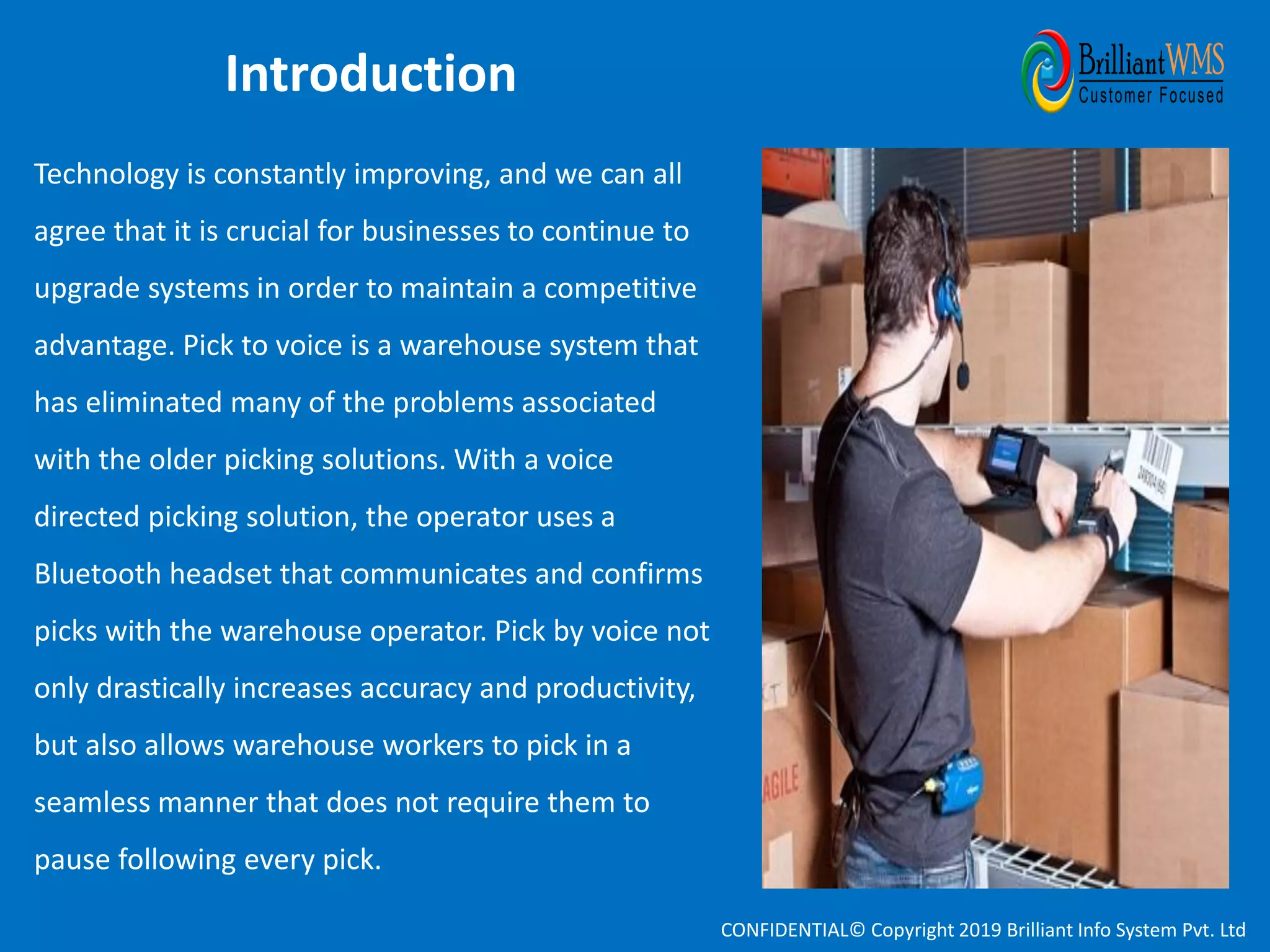 warehouse voice picking systems | voice wms | PPT