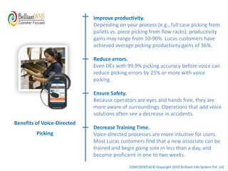 warehouse voice picking systems | voice wms | PPT