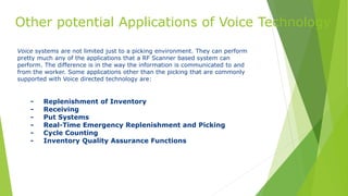 Voice picking technology | PPTX