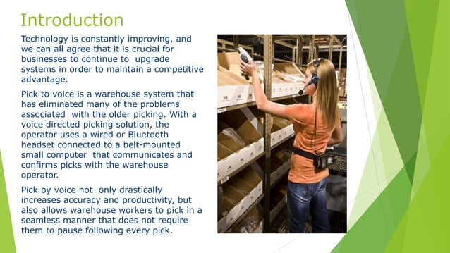 Voice picking technology | PPT