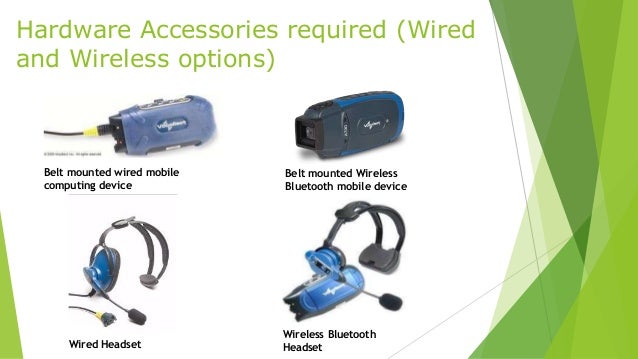 Voice picking technology