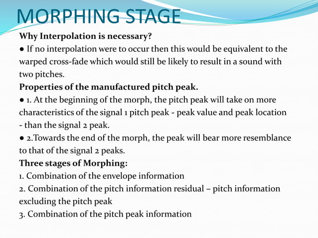 Voice Morping ppt | PPTX