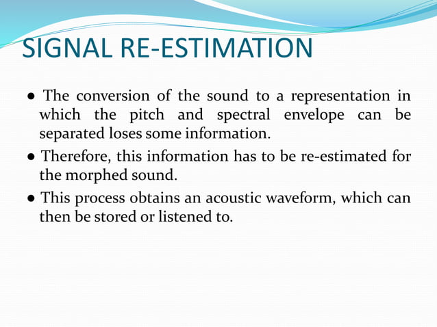 Voice Morping ppt | PPTX