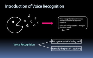 Voice recognition | PDF | Digital Audio | Computer Software and Applications
