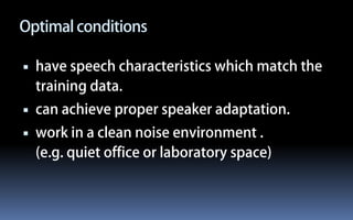 Voice recognition | PDF | Digital Audio | Computer Software and Applications