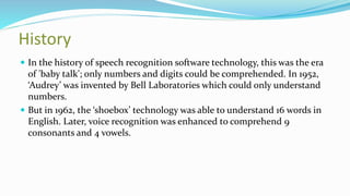 Voice recognition | PPTX