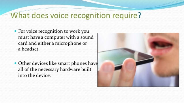 Voice recognition