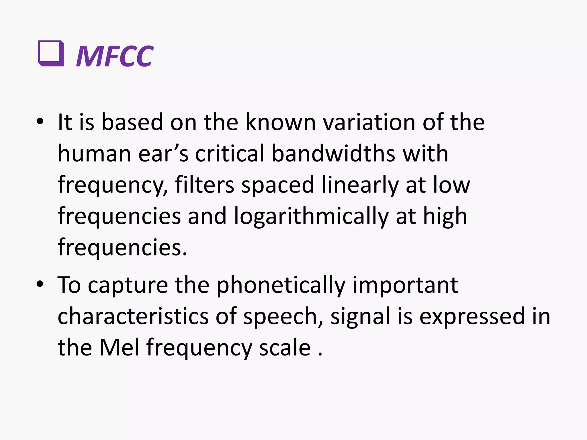 Voice recognition system | PPTX