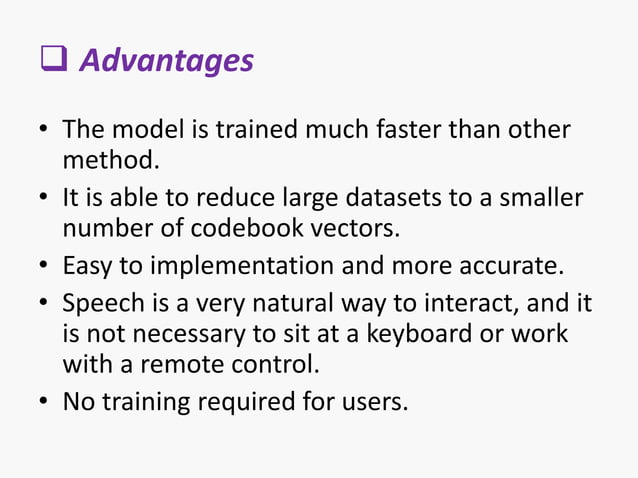 Voice Recognition System Pptx
