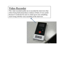 Voice recorder | PPTX