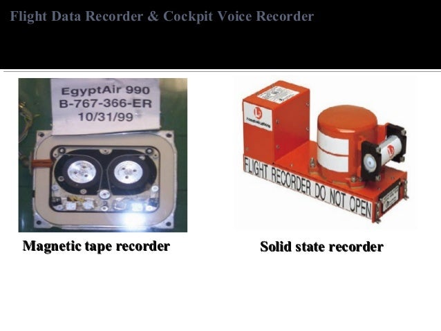 FDR and CVR of Aircrafts