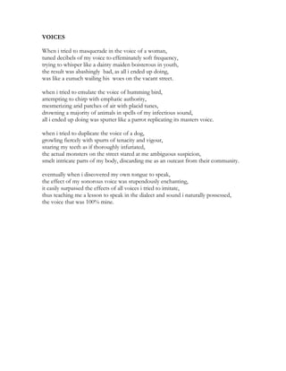 Voices | PDF