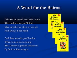 Voices Around Orkney [Tom Rendall] | PPT | Technology & Computing