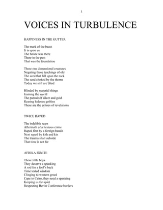 Voices in turbulence[poetry] | DOC