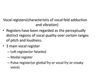 Voice & Speech Disorders.pptx