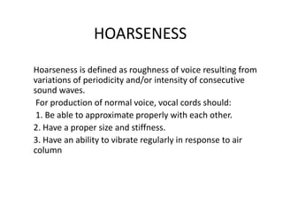 Voice & Speech Disorders.pptx