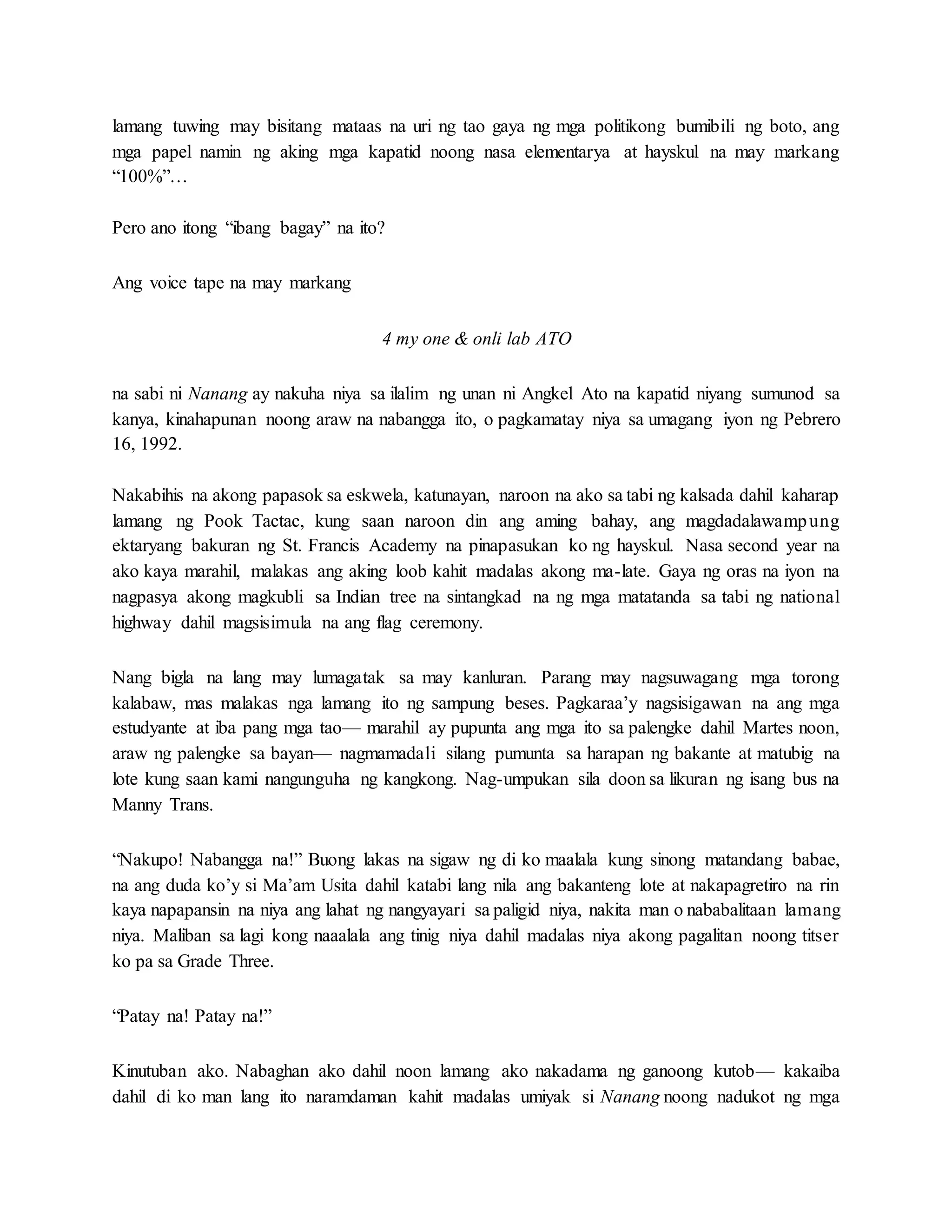 Dilat Nasa Patay Kabaong