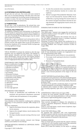 Voice therapy | PDF