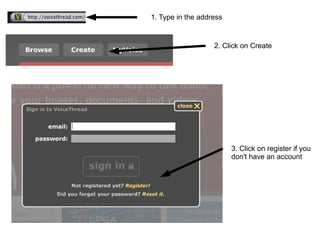 How to create a Voicethread | PDF