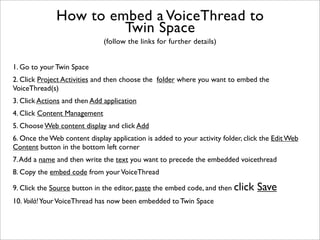 Voicethread as an approach to communication in eTwinning projects | PDF