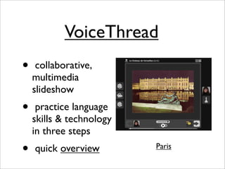 Voicethread as an approach to communication in eTwinning projects | PDF