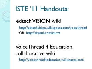 VoiceThread for Interactive Projects | PPT