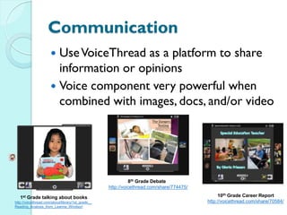 VoiceThread for Interactive Projects | PPT